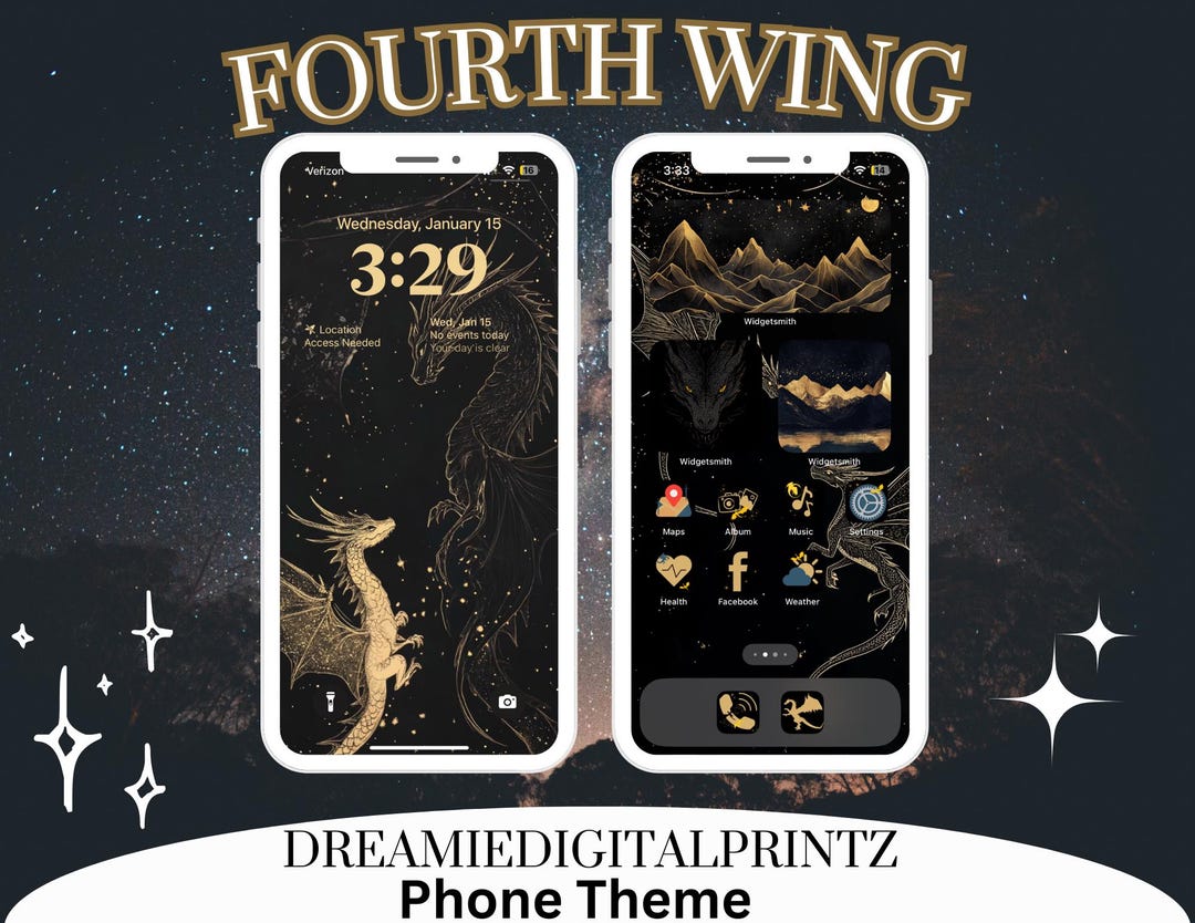 Fourth Wing Wallpaper Dragon Book Phone Theme for iPhone Wallpaper Book ...