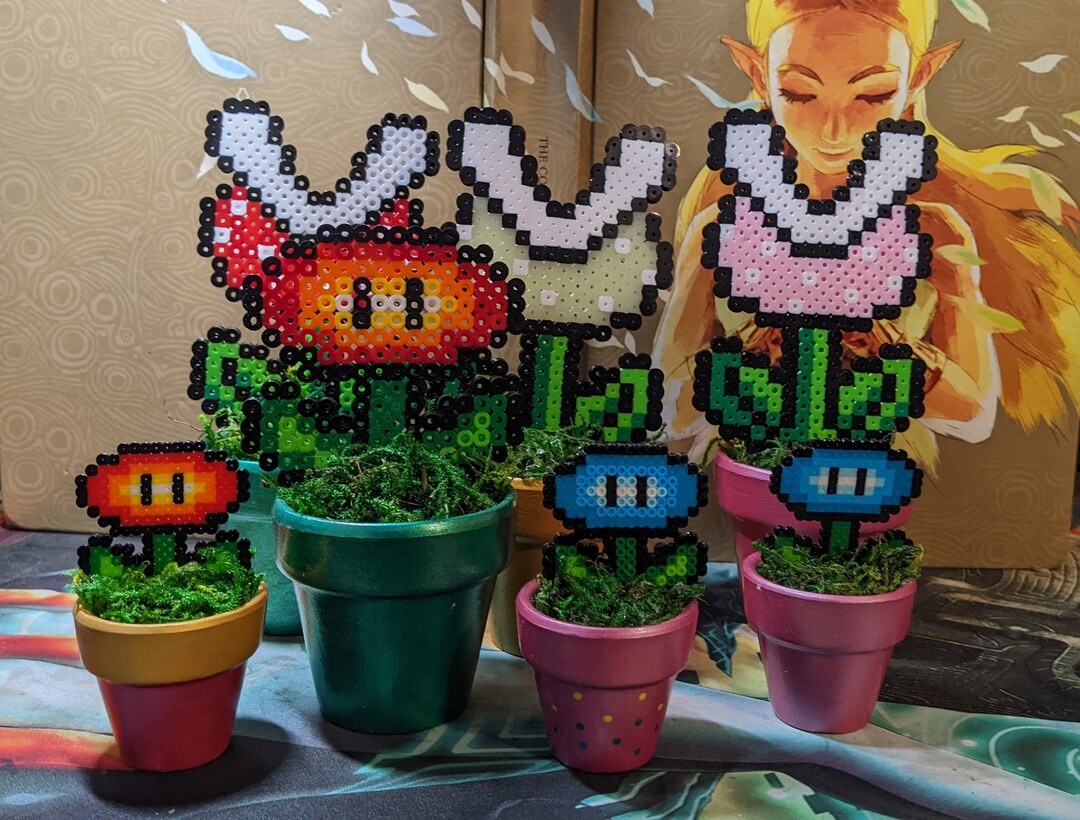 Mario Potted Plants - Etsy