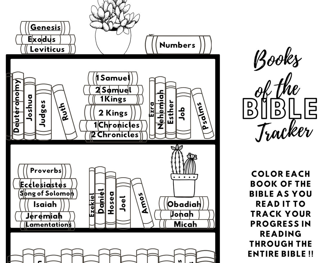 Books of the Bible Tracker - Etsy