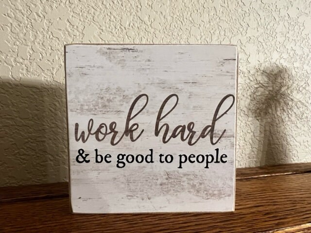 Wooden Block Signs - Etsy