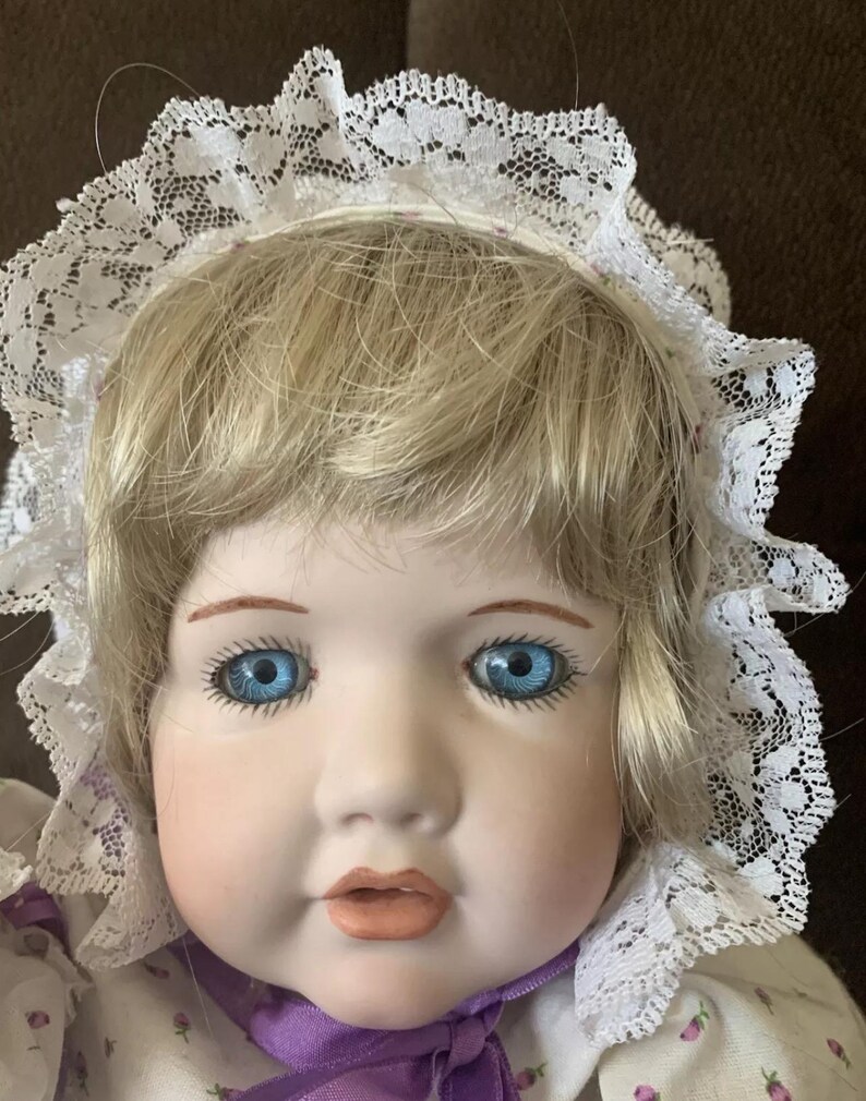 Vintage Reproduction Full Porcelain Doll hilda AMS, 15 In - Etsy