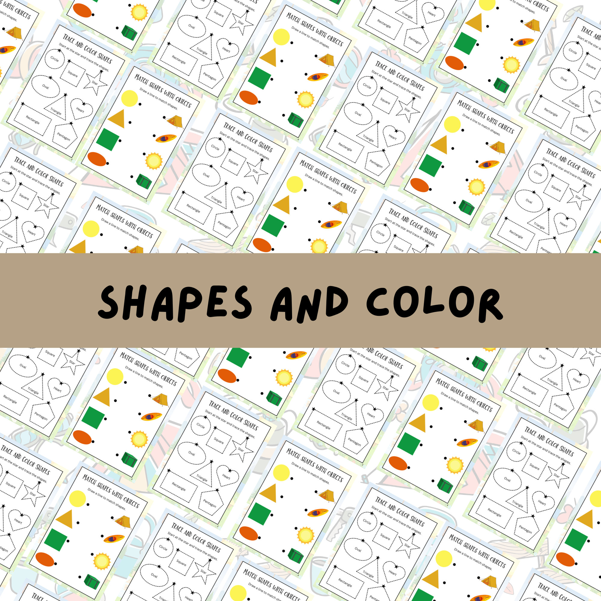 Printable Summer Activity Book for Kids Kindergarten and Preschool ...