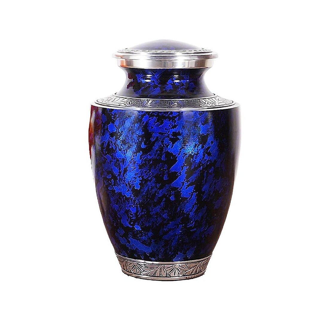 Aluminum Handcrafted Funeral Urns, Ash Urns for Humans, Engraved ...