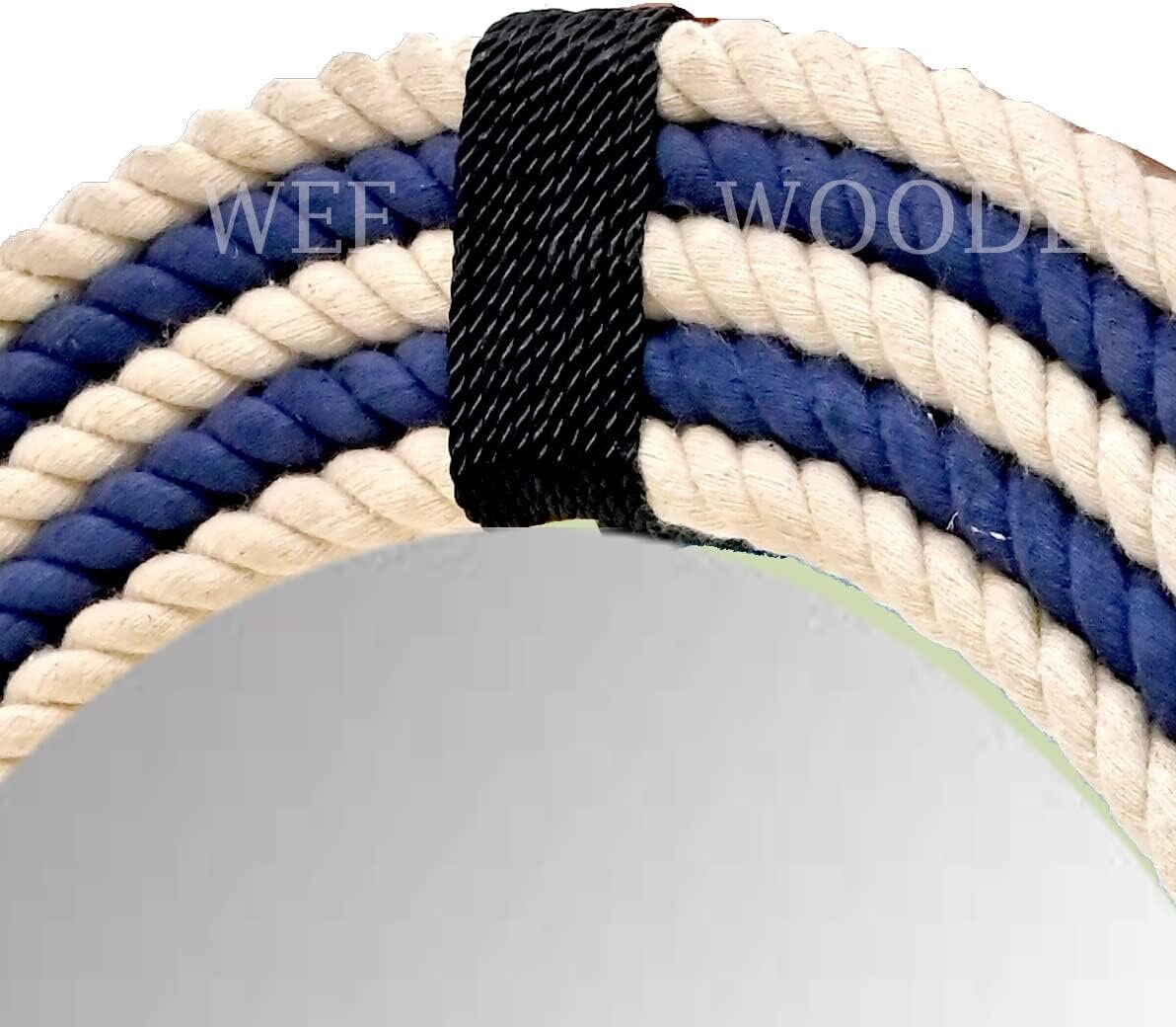 Oval Large Oval Vanity Mirror for Bathroom Oval Navy Nautical Hampton ...