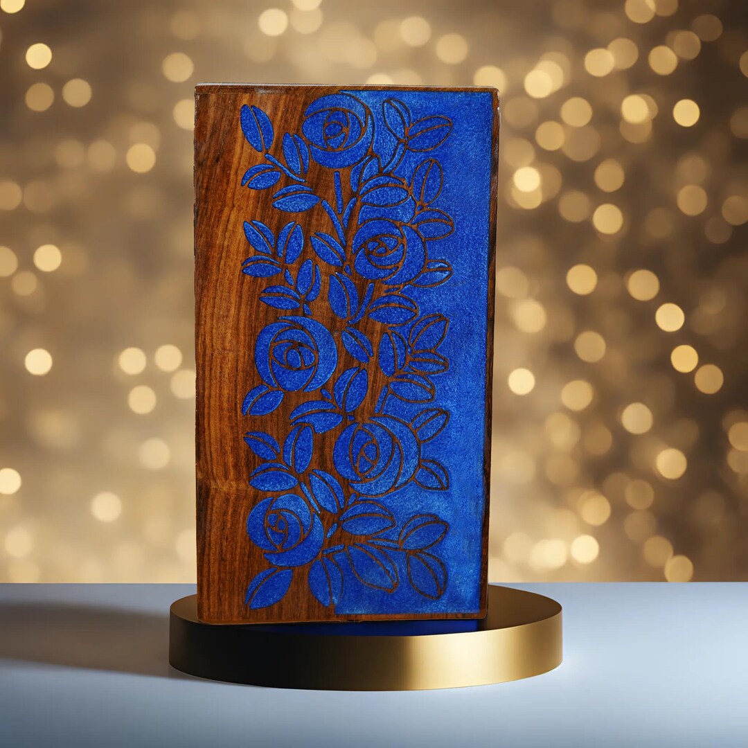 Epoxy Resin Wooden Cremation Urns for Human Ashes Adult Male Female ...