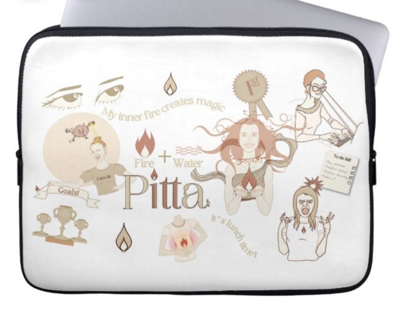 Ayurveda Pitta Dosha Printable, Ayurvedic Fire Element Poster, Yoga ...