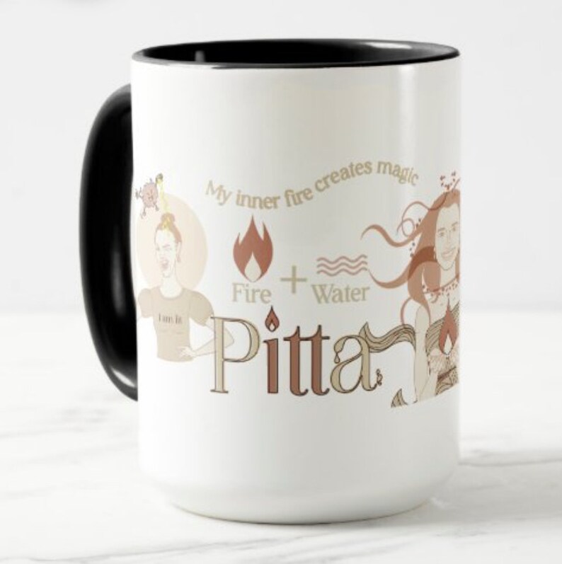 Ayurveda Pitta Dosha Printable, Ayurvedic Fire Element Poster, Yoga ...