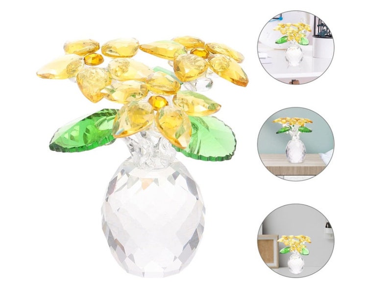 Crystal Figurines Ornament Home Decoration Collection - Etsy