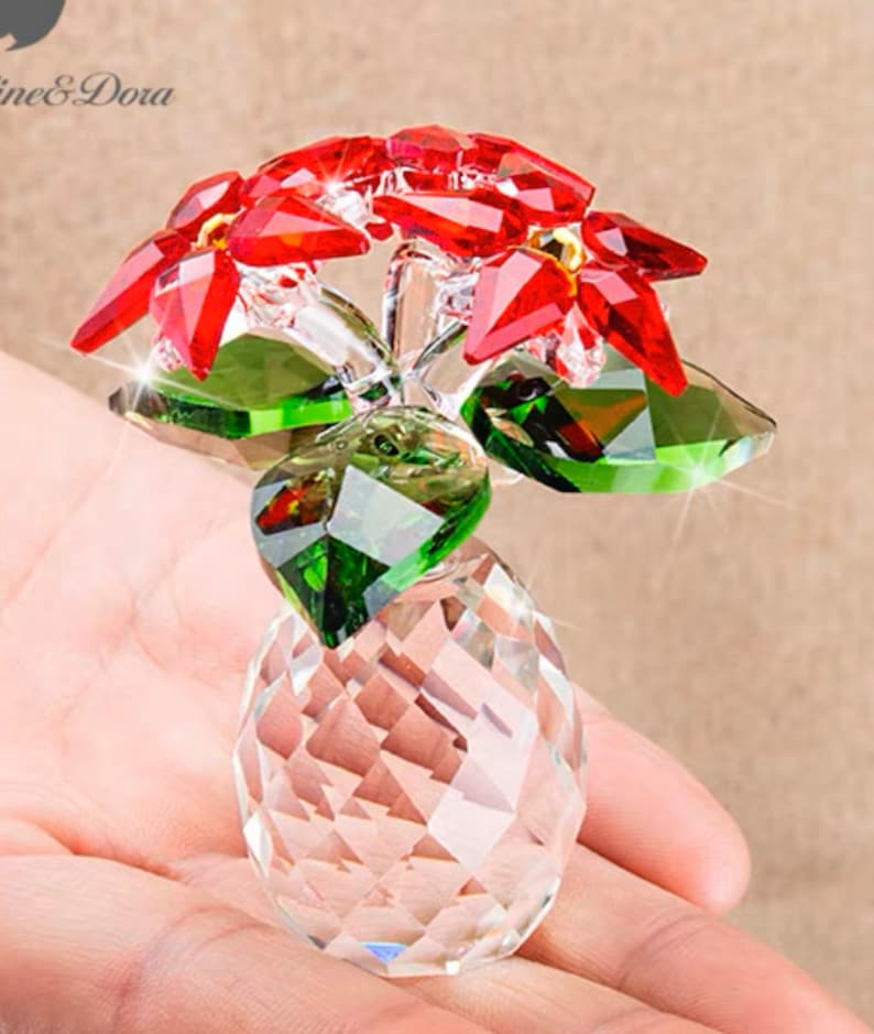 Crystal Figurines Ornament Home Decoration Collection - Etsy