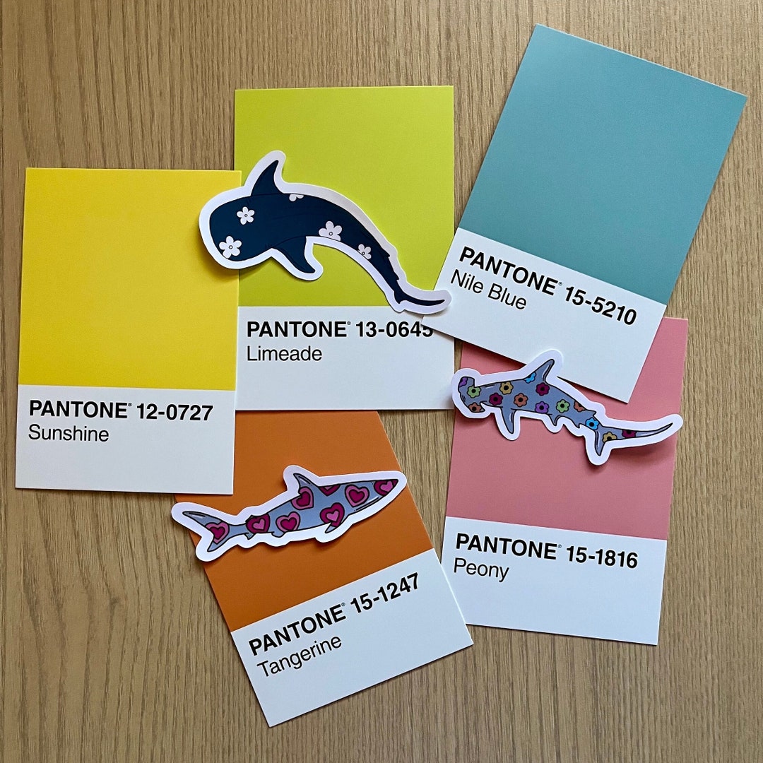 Cute Shark Stickers / Kawaii Shark Stickers / Cute Kawaii Sea Animal ...