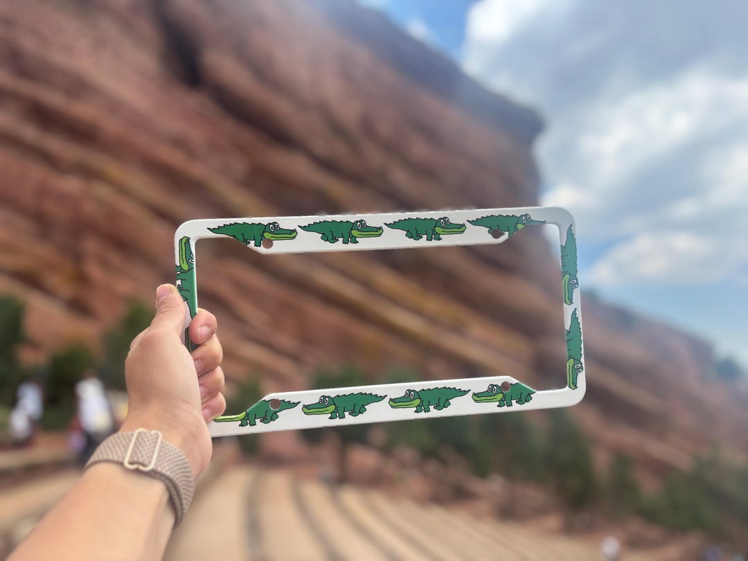 King Gizzard Croc | License Plate Cover | KGLW - Etsy