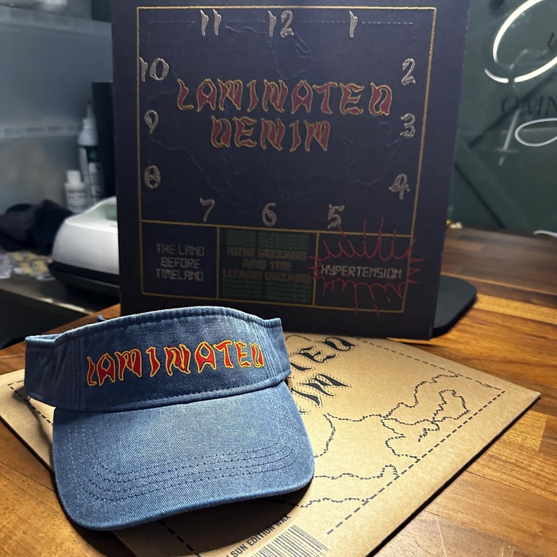 King Gizzard Laminated Denim Curved Bill Hat - Etsy