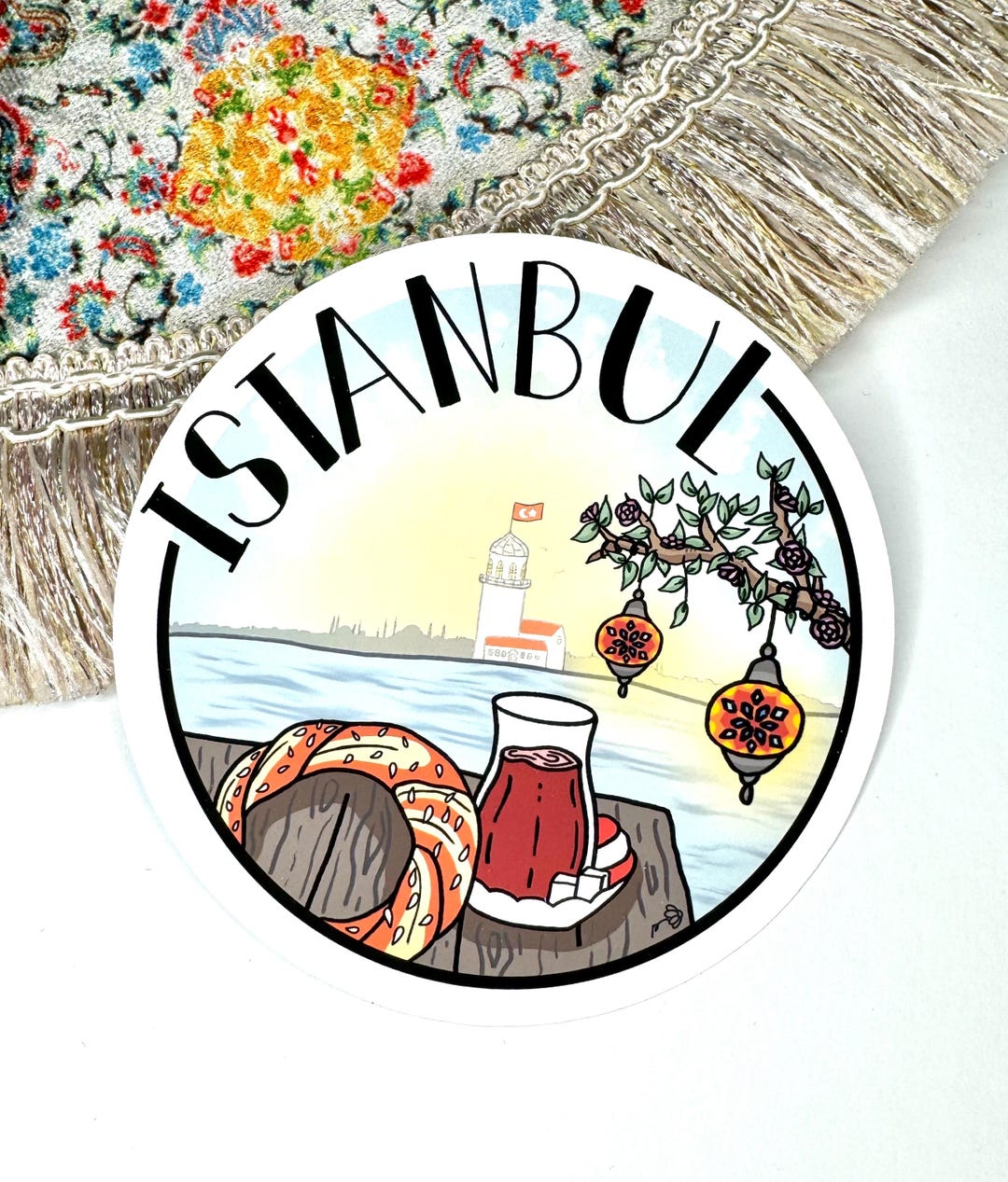 Istanbul Sticker I Türkiye Vinyl Sticker I Travel Journal Memory I 1 ...