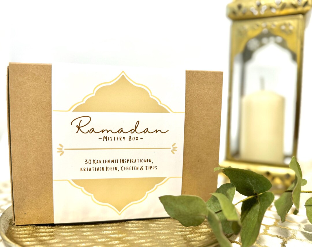 Ramadan Mystery Box 30 Cards With Inspiration, Creative Ideas, Prayers ...