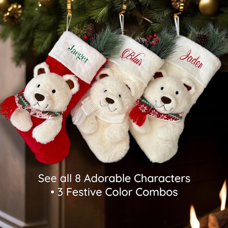 Personalized Stockings, Embroidered Stockings, Stockings for Girl ...