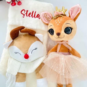 Ballerina Doll, Nina Ballerina the Deer Plush by Eliela Toys, Dancer ...