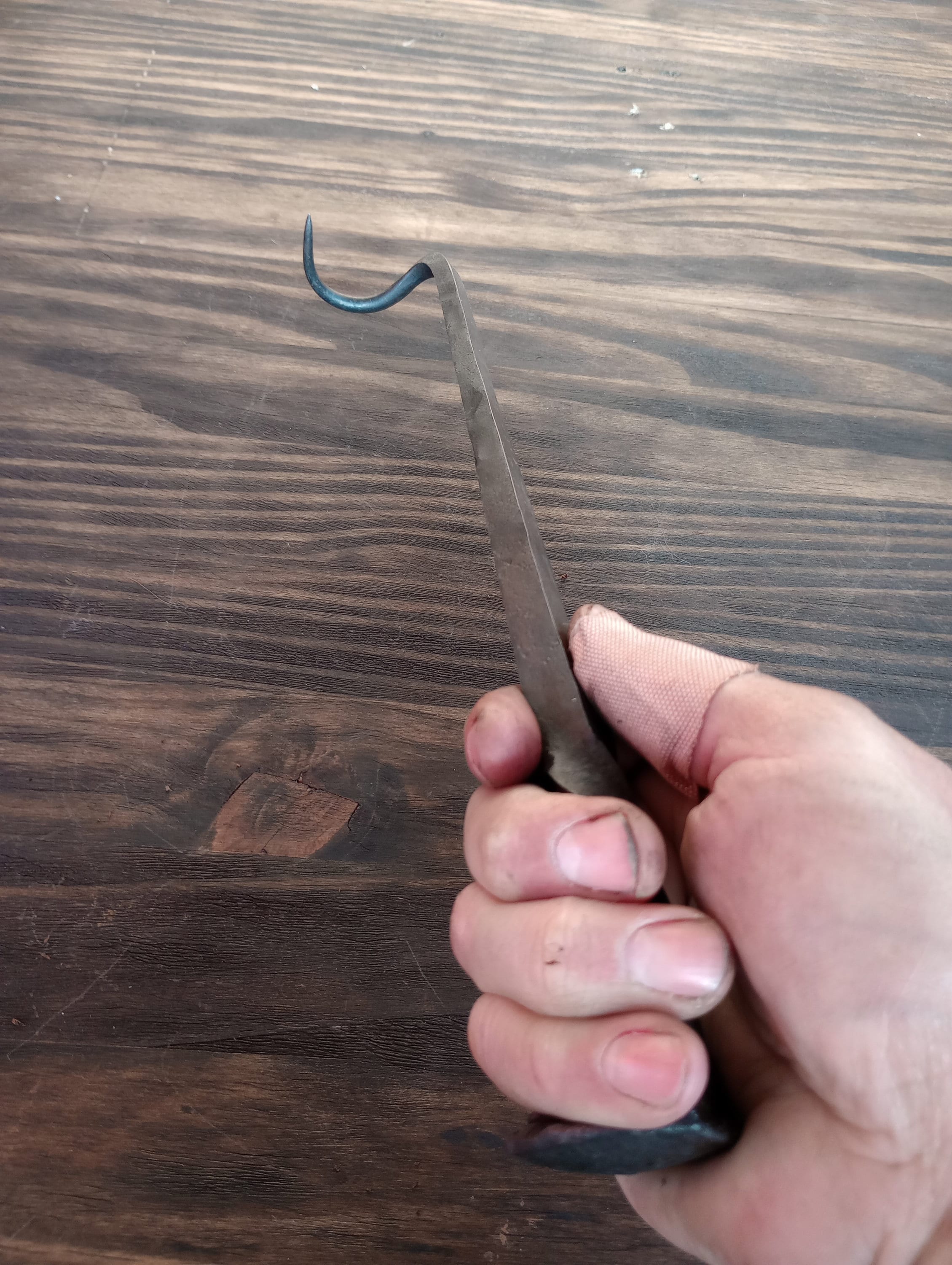 Hand Forged Railroad Spike Steak Turner - Etsy