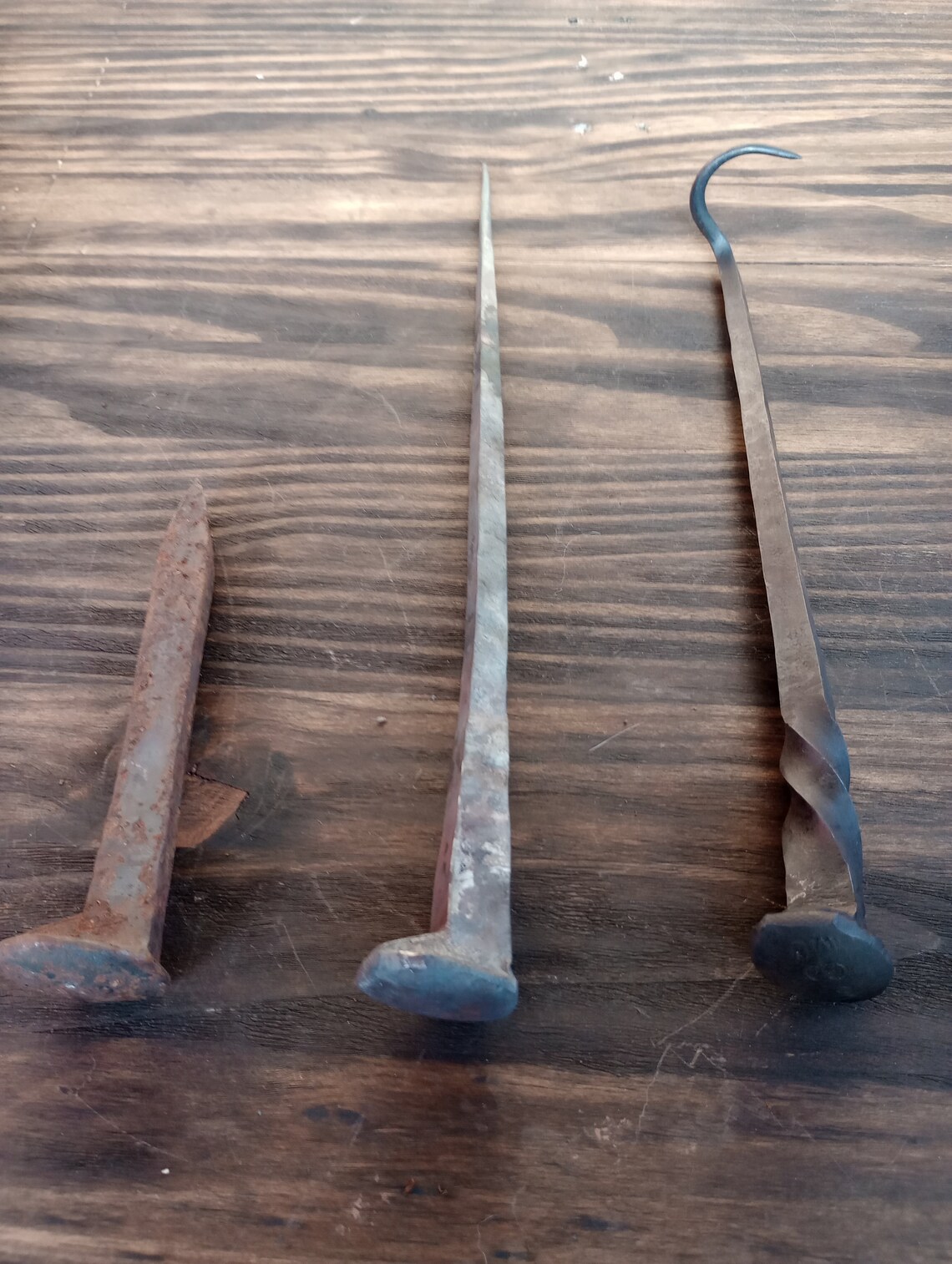 Hand Forged Railroad Spike Steak Turner - Etsy