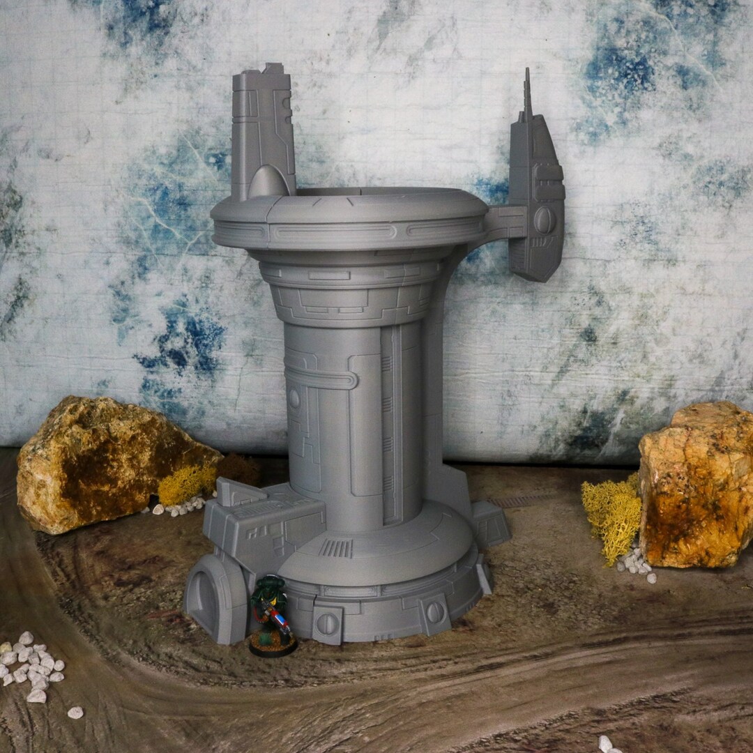 Outpost Tower - United Frontier - Warscenery Terrain 40k Works With ...