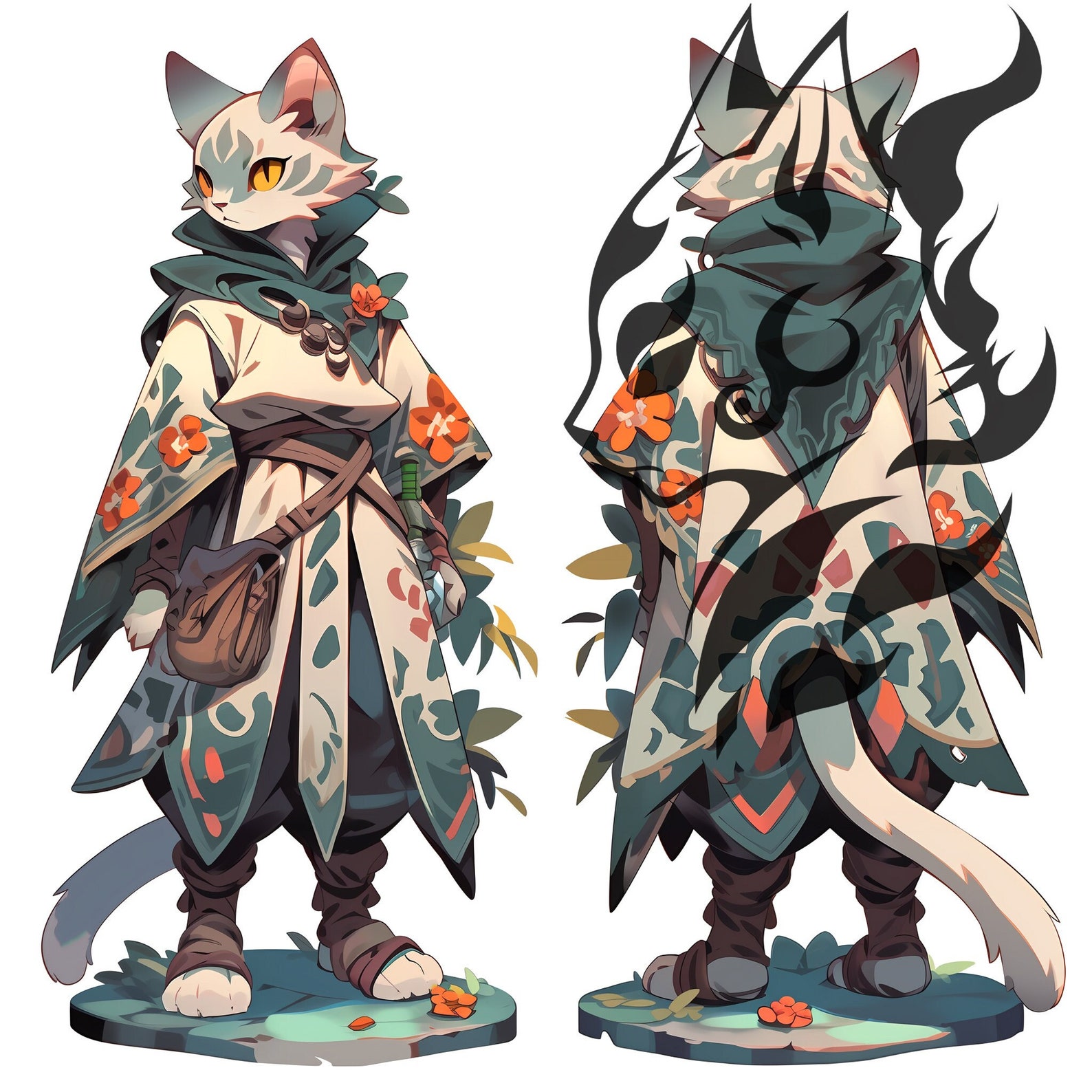 Tabaxi Cat Adventurer Fursona Digital Download HD Image - Etsy