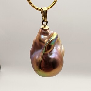 Rose Baroque Pendant - Etsy