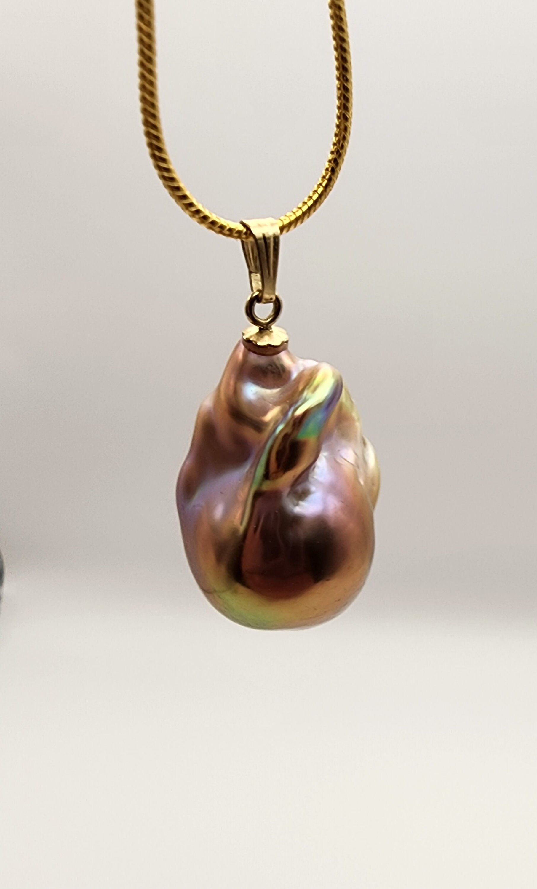 Rose Baroque Pendant - Etsy