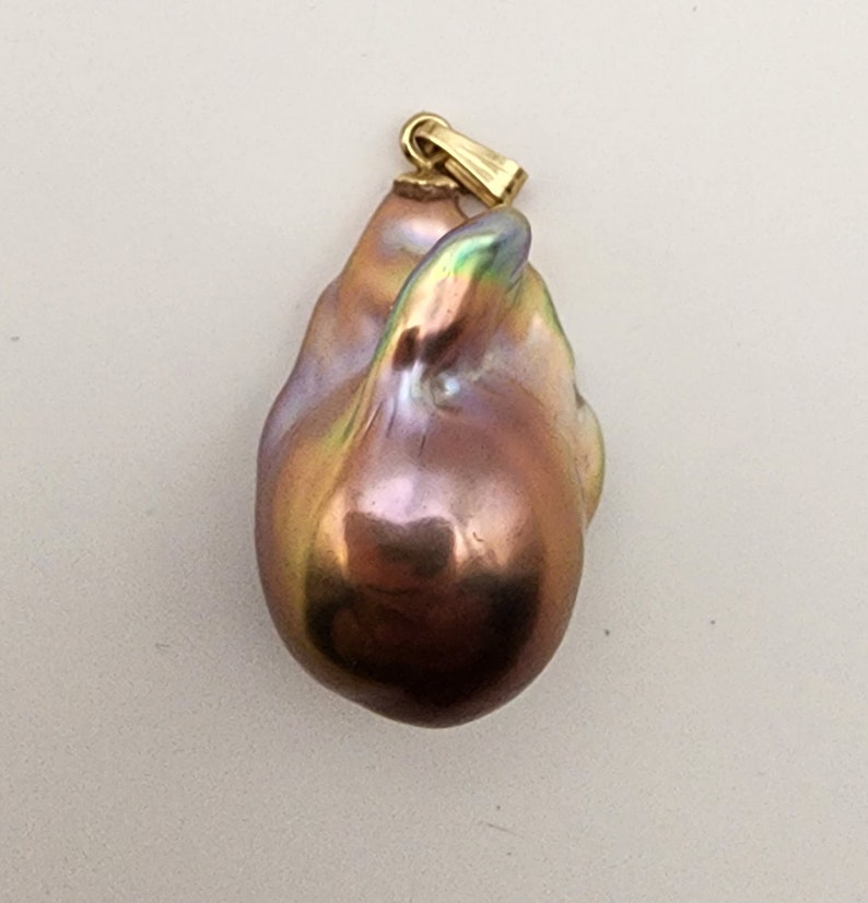 Rose Baroque Pendant - Etsy