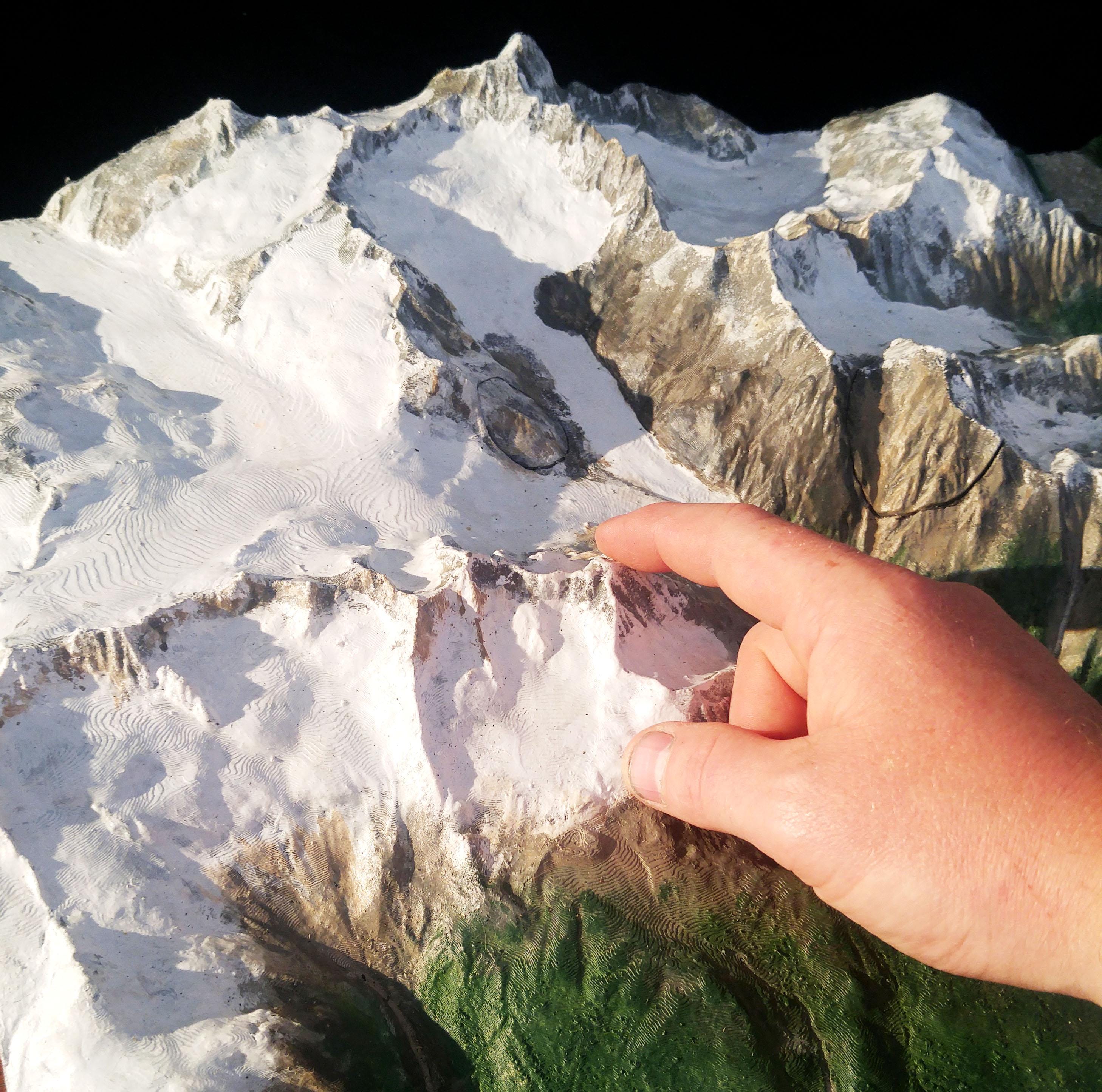 Custom 3D Mountain Model - Medium - Etsy