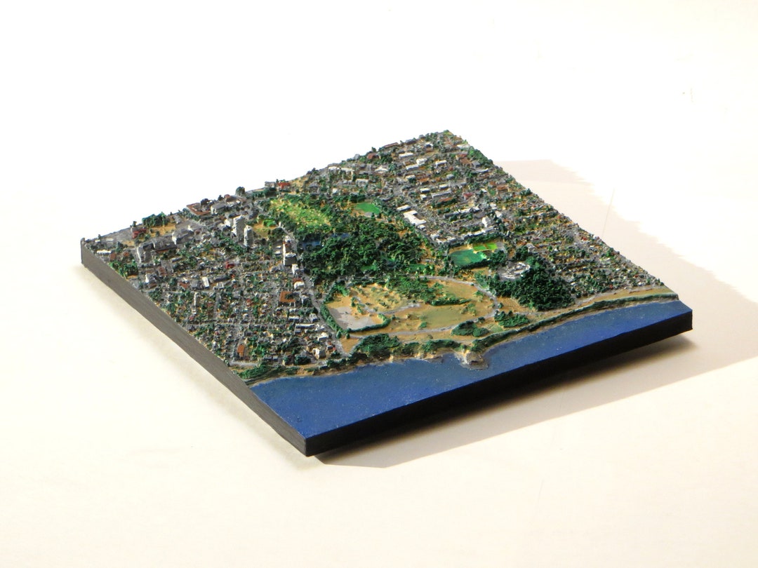 Custom 3D City Model 8 Inches - Etsy