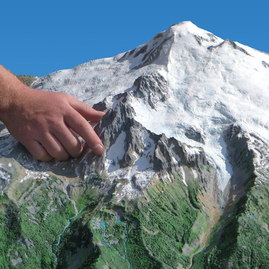 Custom 3D Mountain Model - Large - Etsy