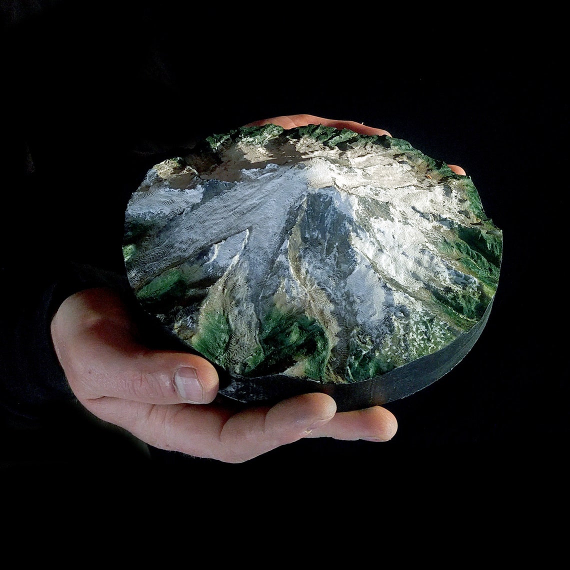 Custom 3D Volcano Model - Etsy