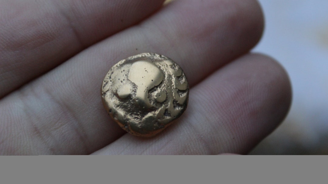 Celtic Coin Replica Rainbow Bowl - Etsy
