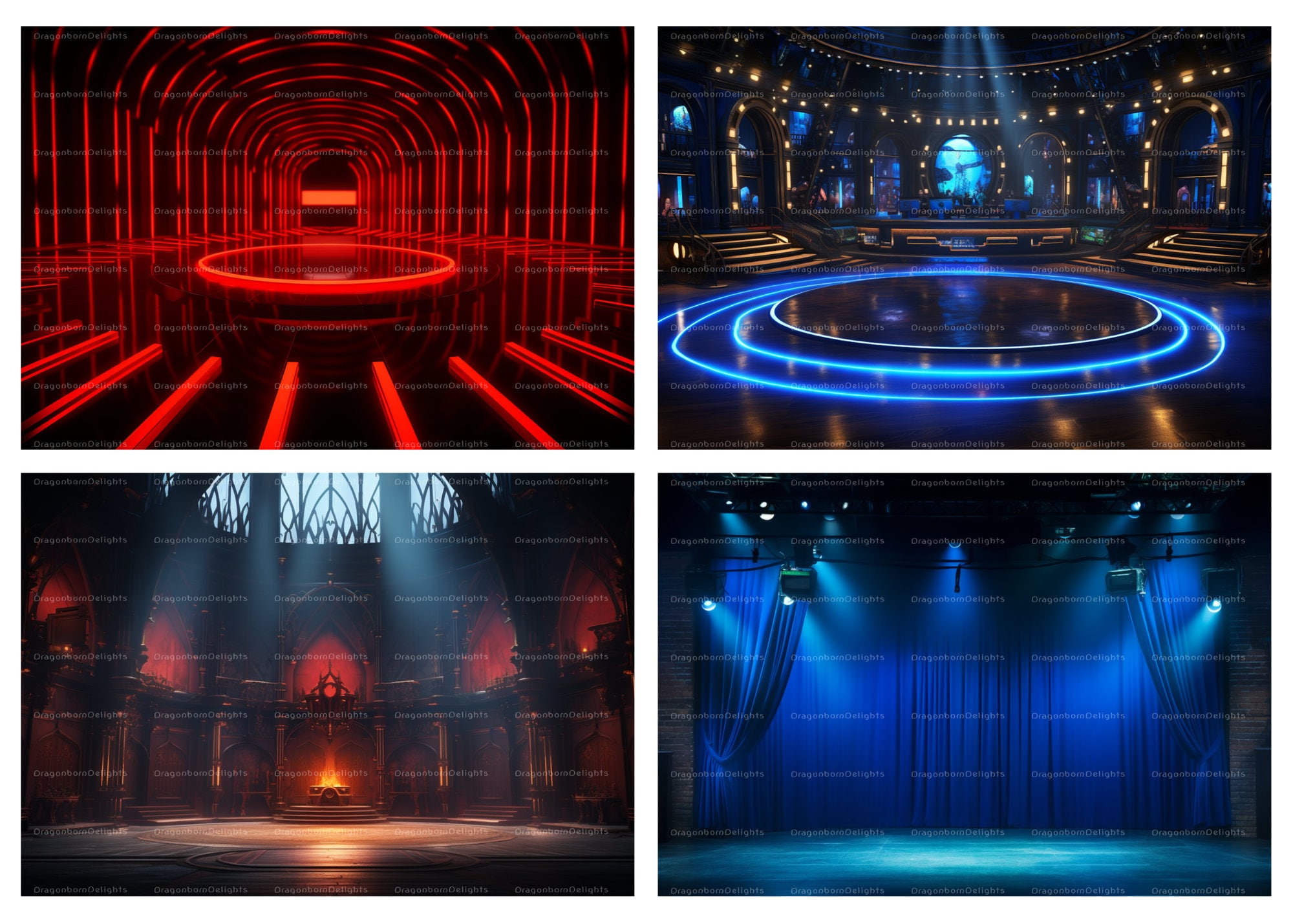 35 Digital Studio Scen Stage Backdrops! Vol 1 - Etsy