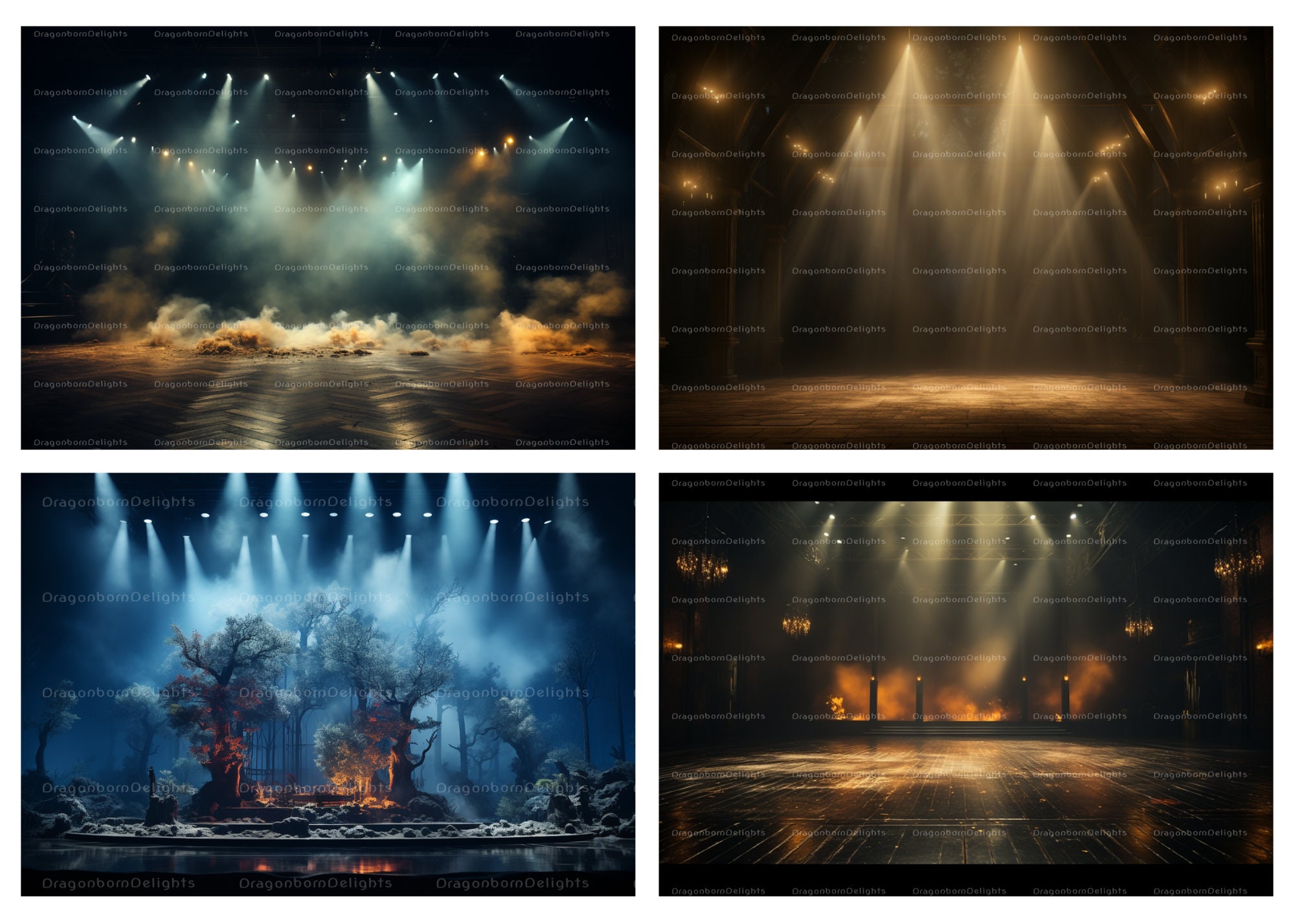 35 Digital Studio Scen Stage Backdrops! Vol 1 - Etsy