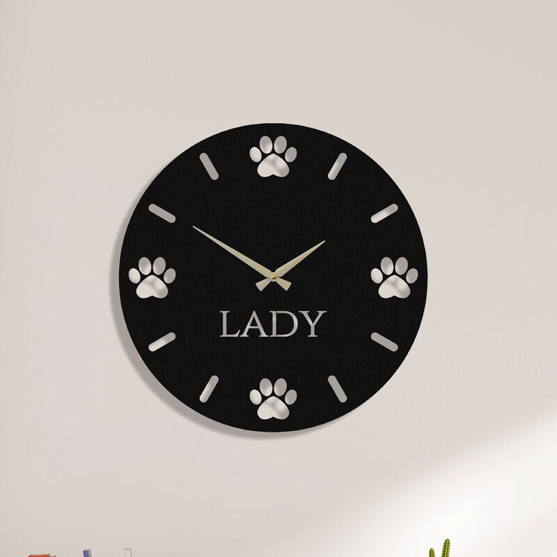 Dog Clock - Etsy