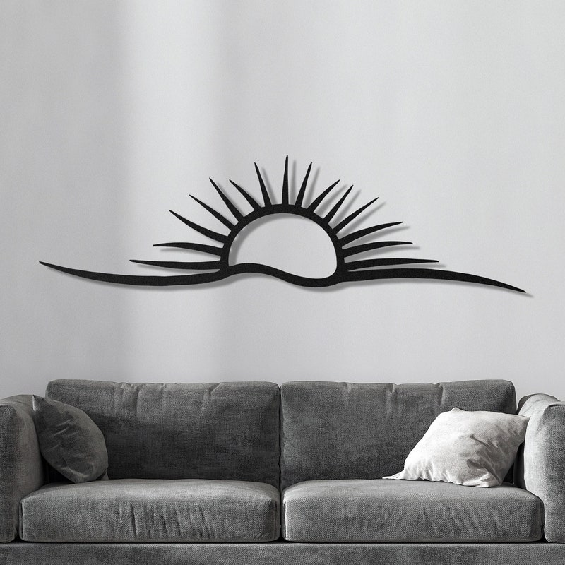 Large Metal Sun Wall Art - Etsy