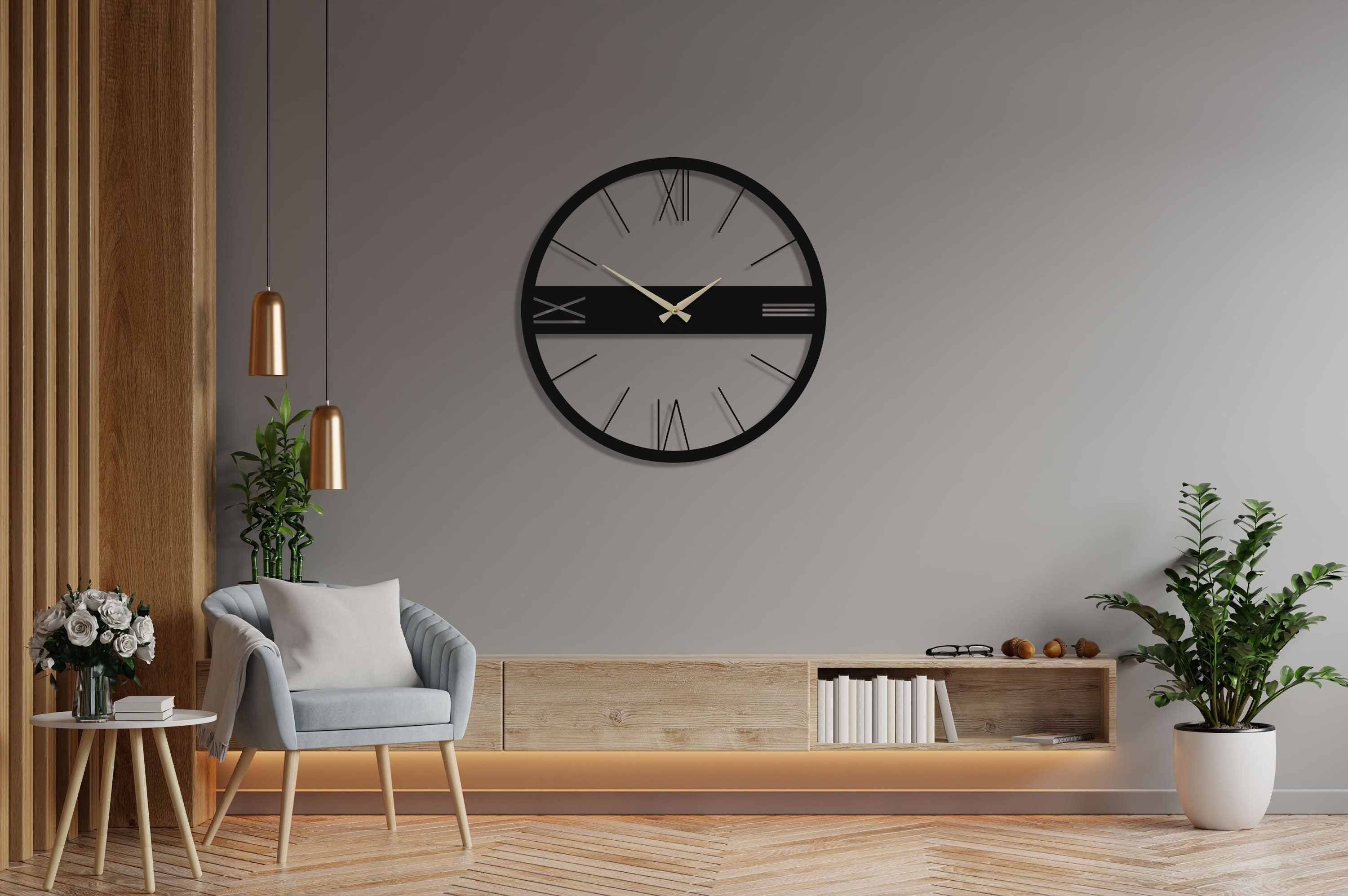 Large Unique Metal Wall Clocks, Design Wall Clock, Large Wall Clock ...