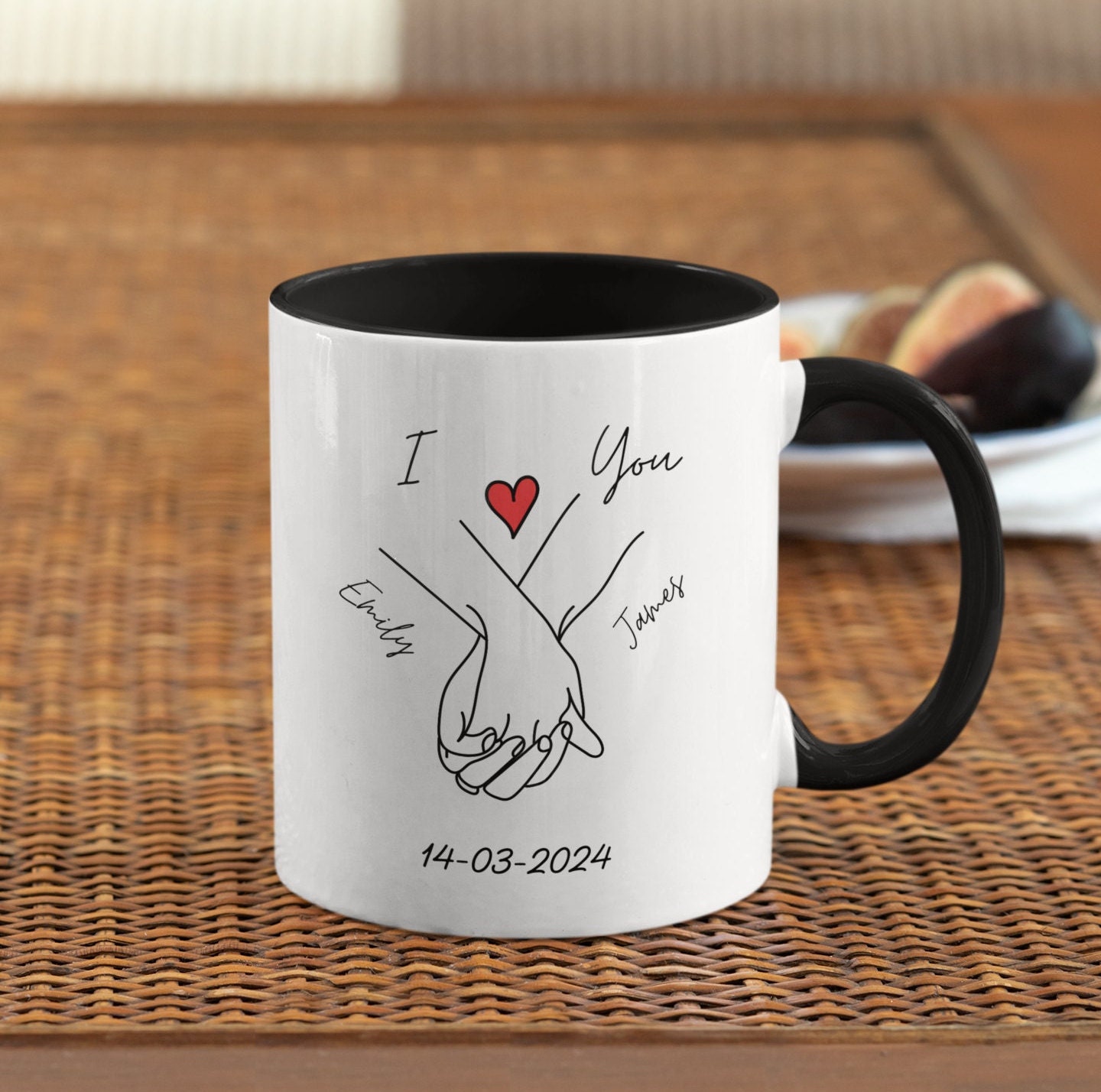 Couples Mugs, Custom Engagement Gift, Personalized Wedding Mug, Mr and ...