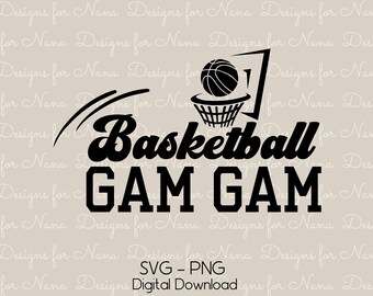 Gam Gam SVG PNG Instant Digital Download Commercial Use Clipart, Cute ...