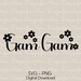 Gam Gam SVG PNG Instant Digital Download Commercial Use Clipart, Cute ...