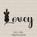 Lovey SVG PNG Instant Digital Download Commercial Use Clipart, Cute ...