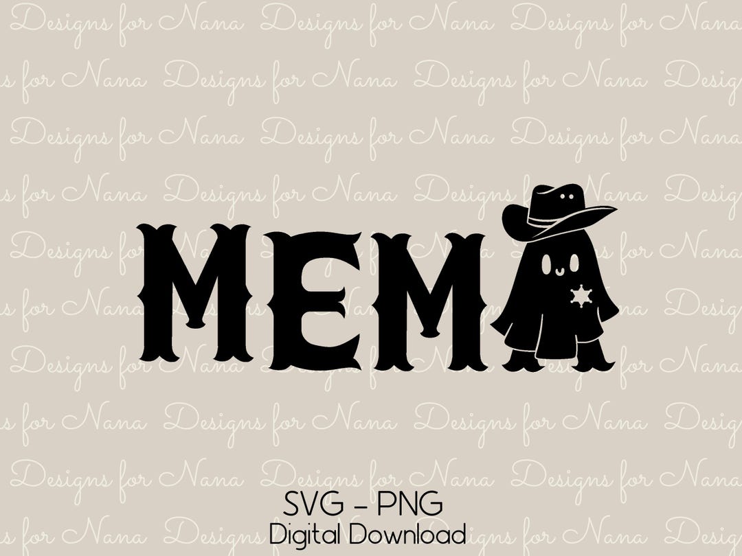 Mema SVG PNG Instant Digital Download Commercial Use Clipart, Cute ...