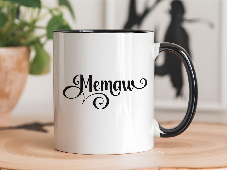 Memaw SVG PNG Instant Digital Download Commercial Use Clipart, Fancy ...