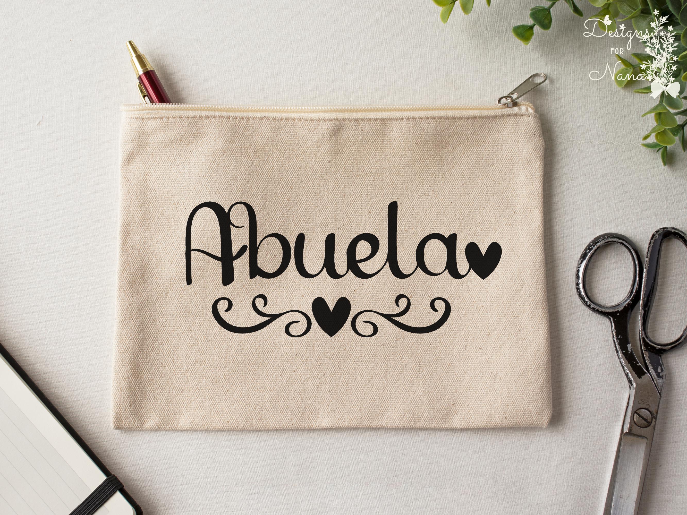 Abuela SVG PNG Instant Digital Download Commercial Use Clipart, Cute ...