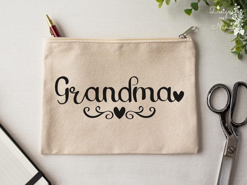 Grandma SVG PNG Instant Digital Download Commercial Use Clipart, Cute ...
