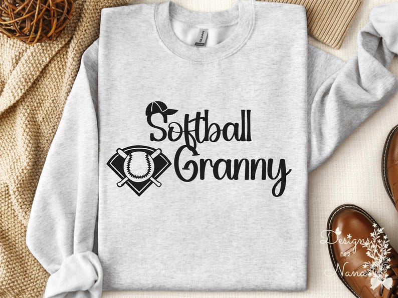 Granny SVG PNG, Softball Grandma Clipart for Your Handmade Sport Fan ...