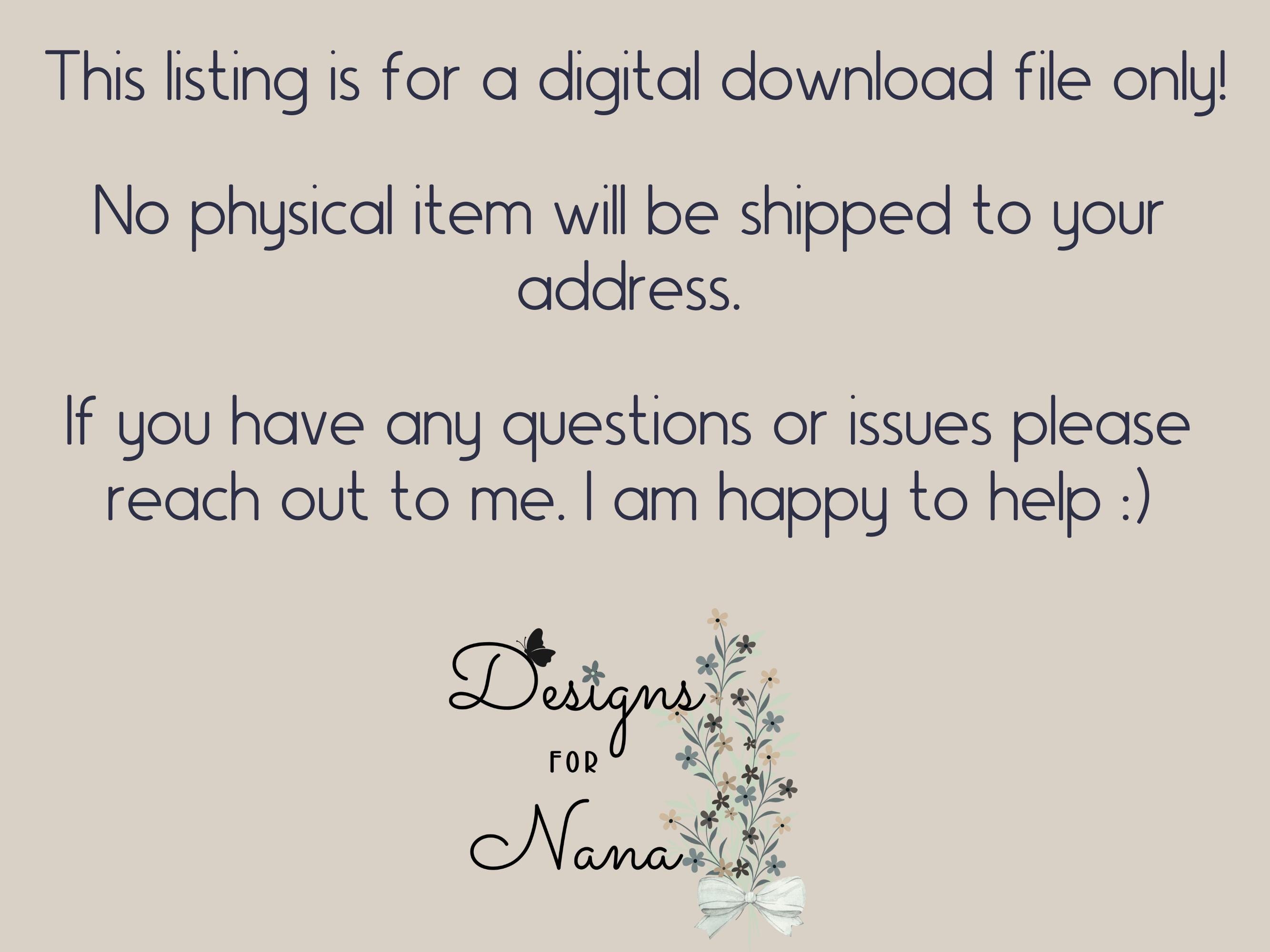 Gigi SVG PNG Digital Download Commercial Use Clipart, Modern Retro ...