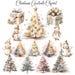 Cozy Winter Neutrals Clipart PNG, Watercolor Neutral Christmas Graphics ...