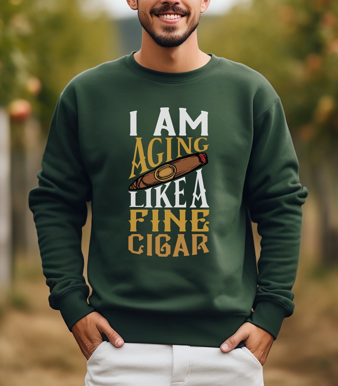 Aging Like a Fine Cigar: Cozy Wisdom - Etsy