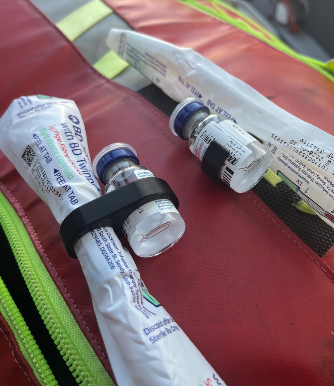 10 Ml Vial & Syringe Holder | EMS, Nurse, Paramedic, ER, Hospital ...